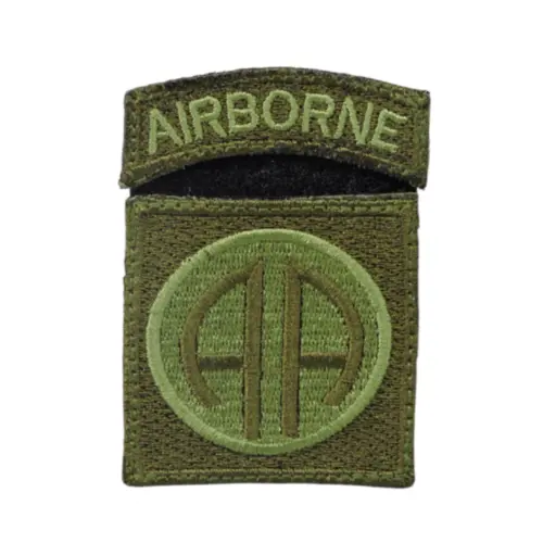 PATCH AIRBORNE SIMBOLO VERDE C/ VELCRO_20213 - Patch Airborne Símbolo Verde c/ Velcro - FIO DE OURO