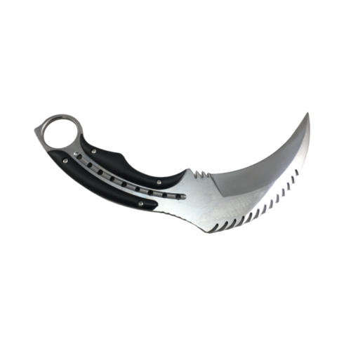 Faca Karambit Com Bainha Modelo Tatica Crbt1 Prata / Preto - Faca ...